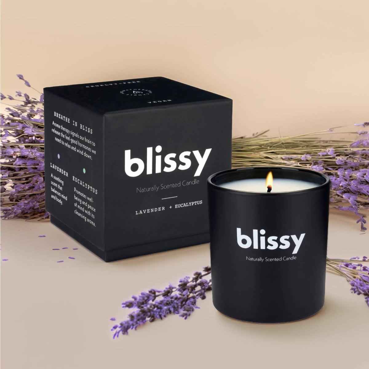 Blissy Candle - Lavender & Eucalyptus - Australia